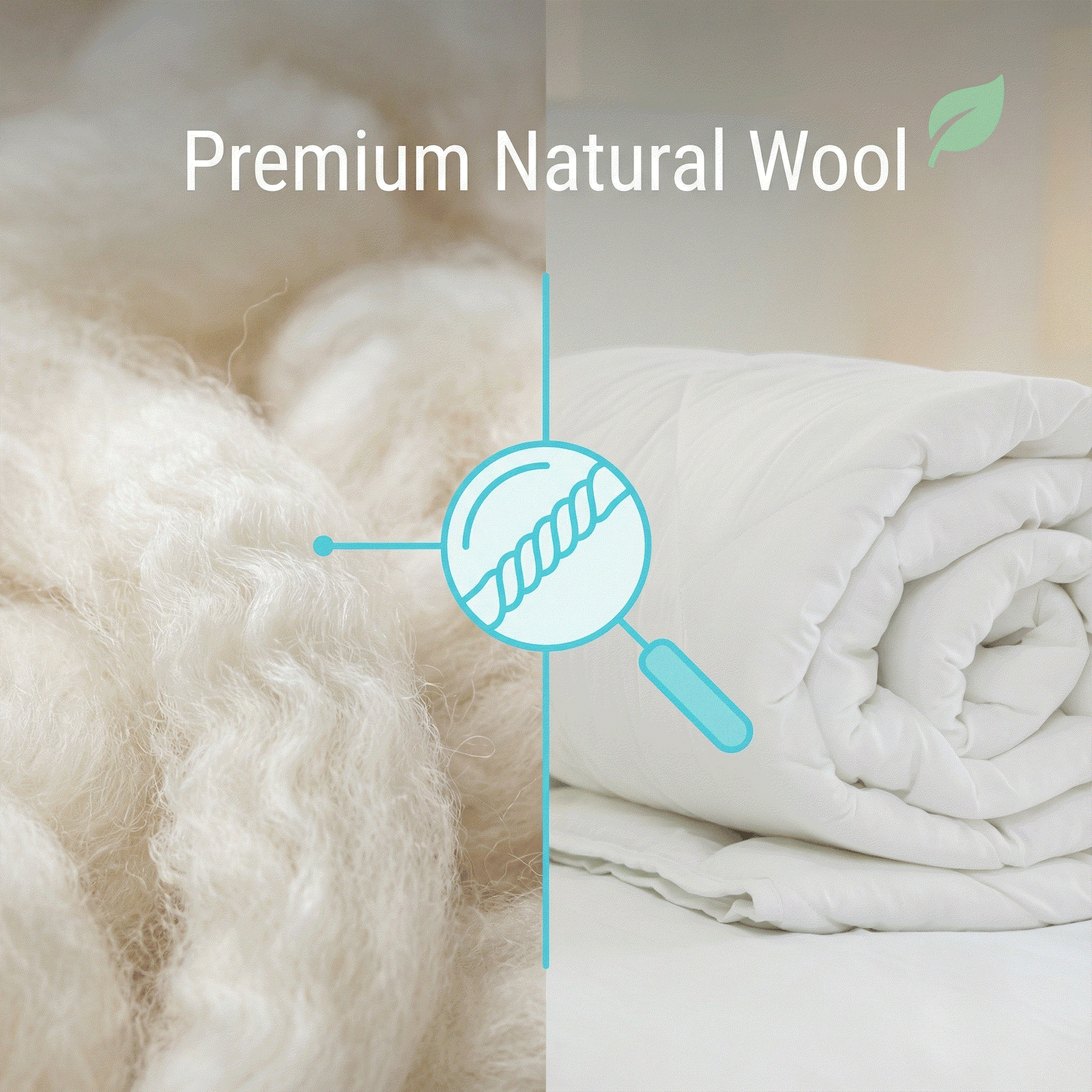 Wool Quilt – Regulate Temperature Naturally, Sleep Comfortably All Yea ...
